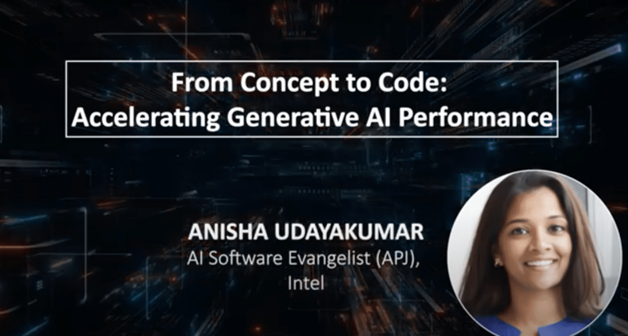 Intel Workshop Access – From Concept to Code: Accelerating Generative ...
