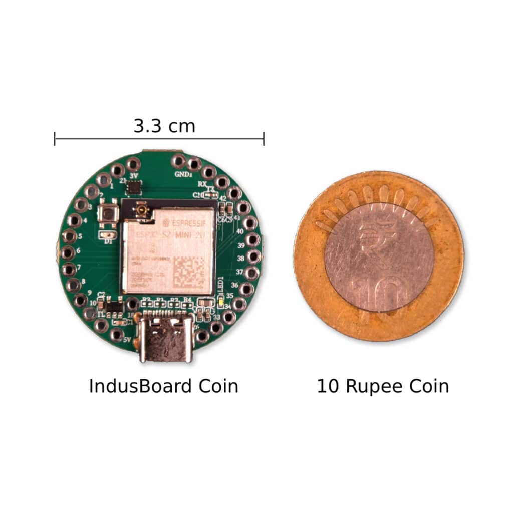 IndusBoard Coin: IoT Development Board V2 - Shop @ Electronics For You